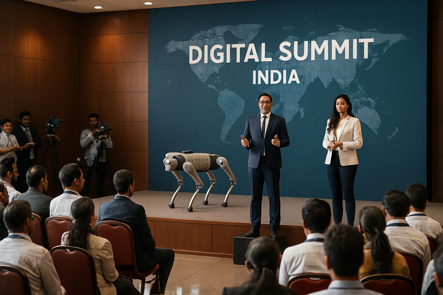Robotic Dog Scandal rocks Indian AI summit - AI CERTs News